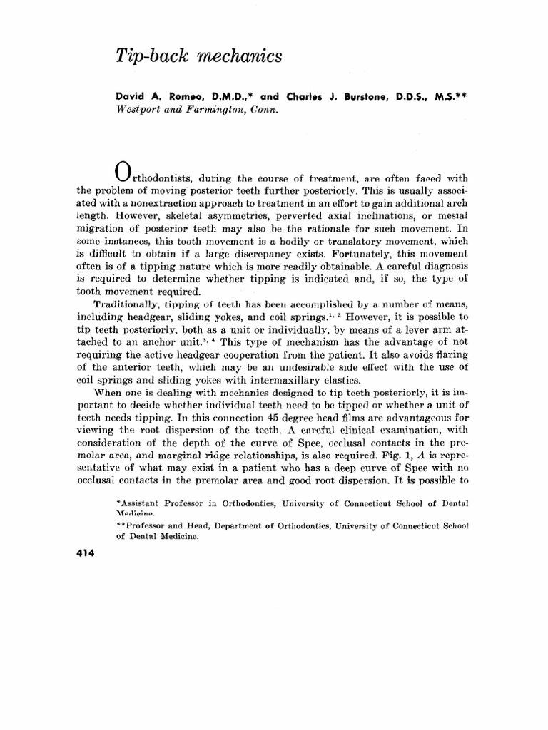 Tip Back | PDF | Dentistry | Face