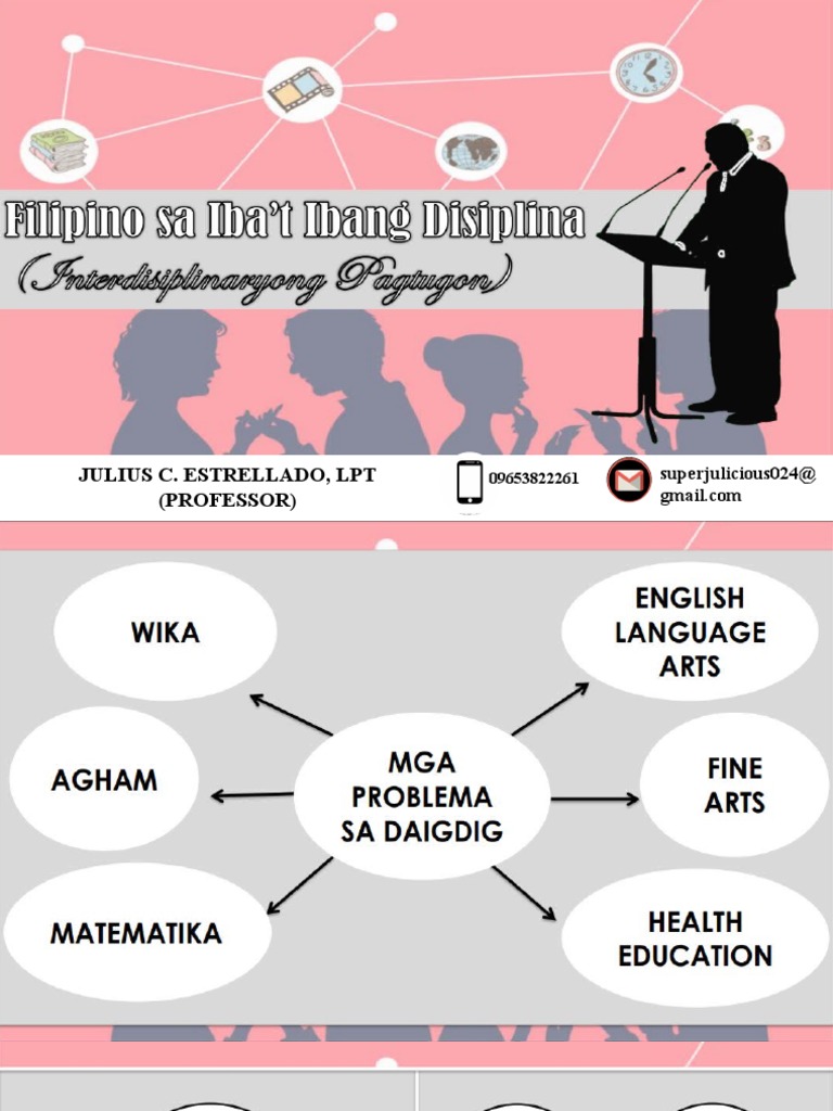 Filipino Sa Iba't Ibang Disiplina Lesson 1 | PDF