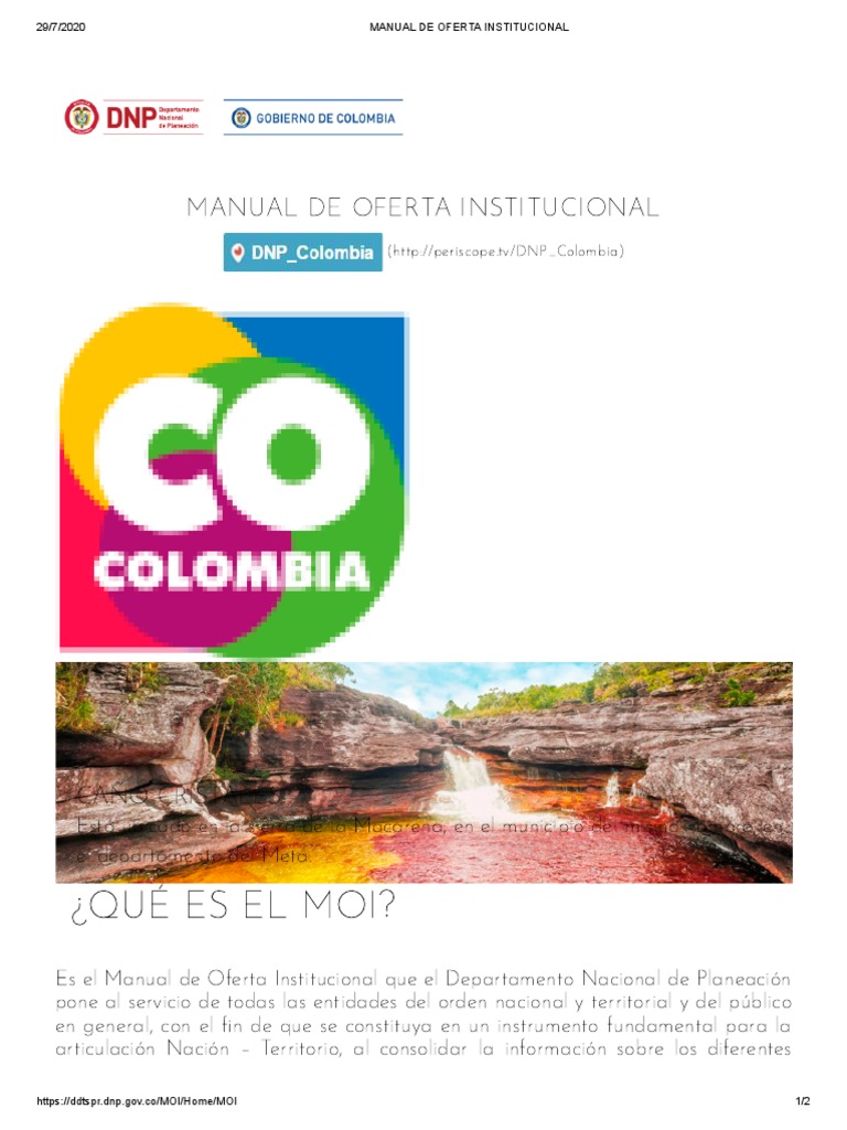 Manual de Oferta Institucional | PDF | Gobierno | Science
