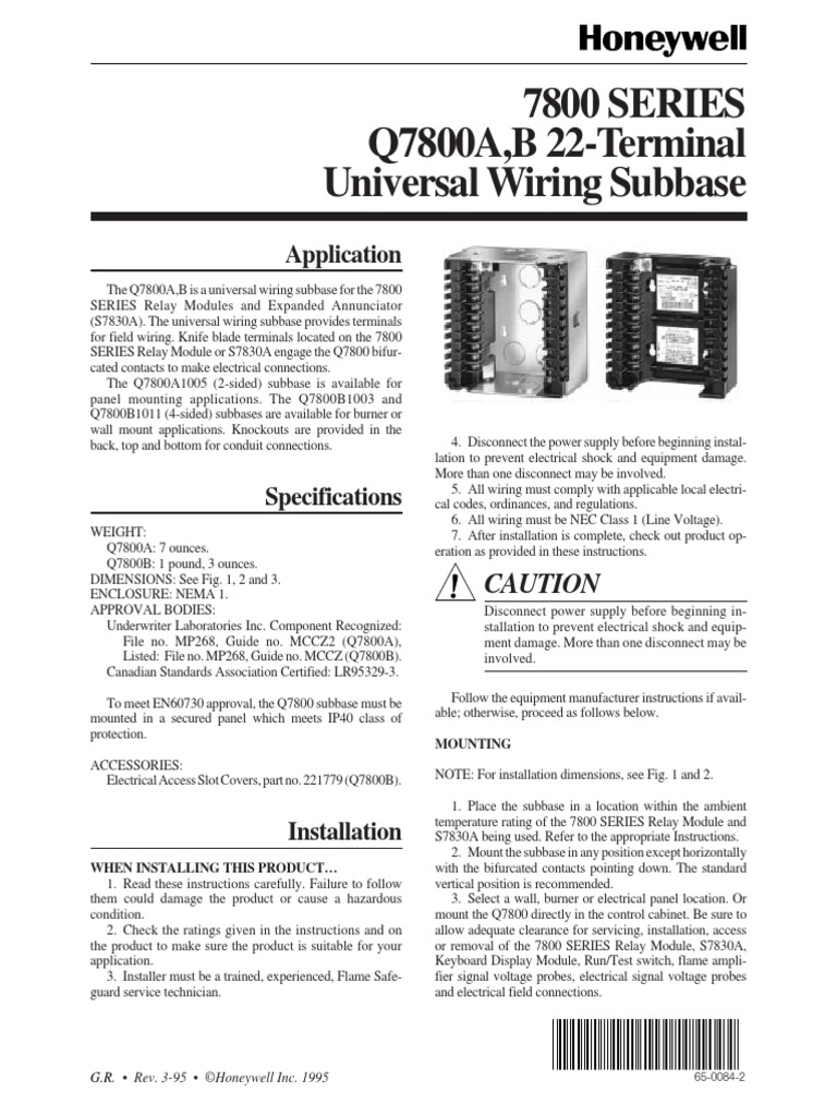 Q7800 - Base de RM7800 | PDF | Electrical Wiring | Relay