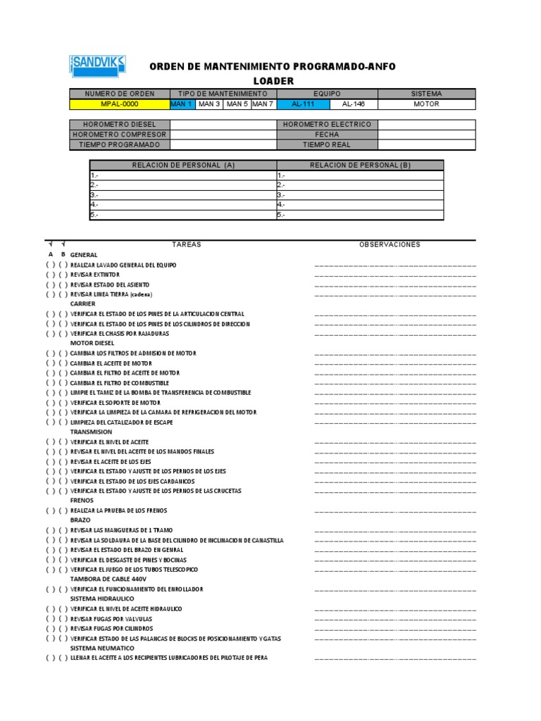 Anfo Loader | PDF | Aceite de motor | Motor diesel