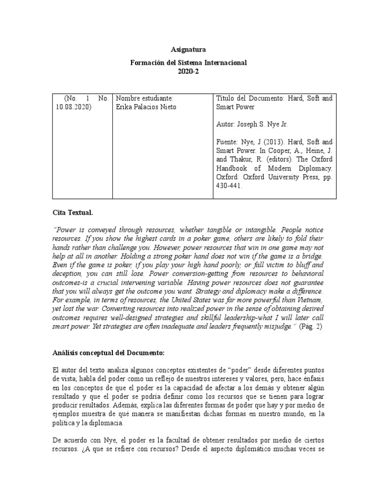 Hard Soft Smart Power | PDF | Poder duro | Poder suave