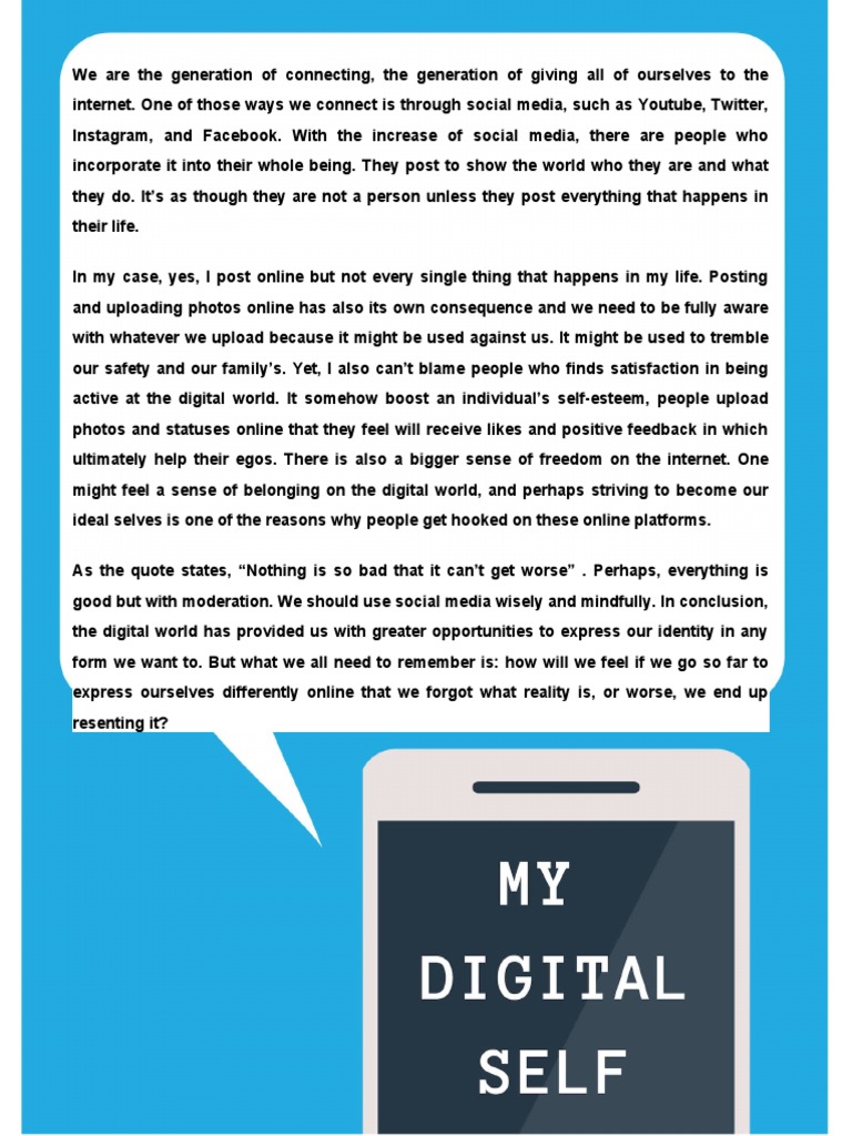 My Digital Self | PDF | Social Science