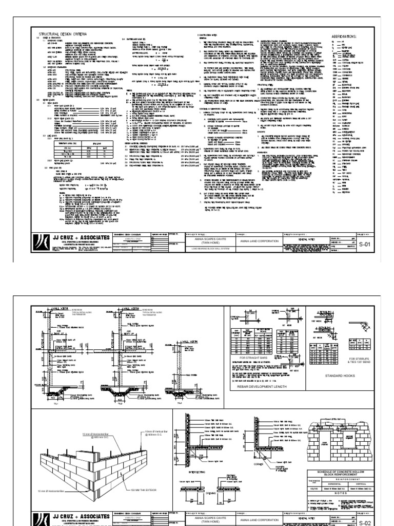 Twin Home Struct-Plumb-Elec | PDF | Beam (Structure) | Wall