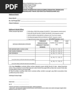 Borang Daftar Menengah | PDF