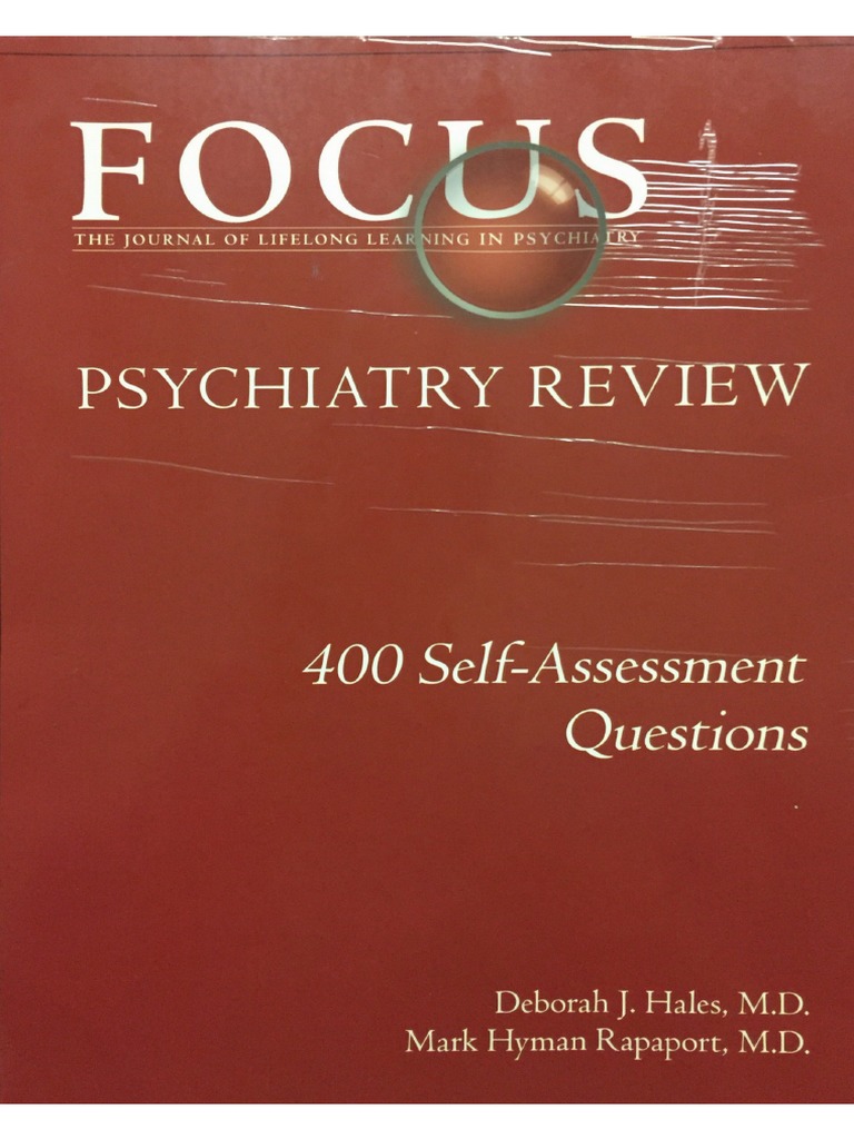 FOCUS Psychiatry Review Preguntas Psiquiatría | PDF