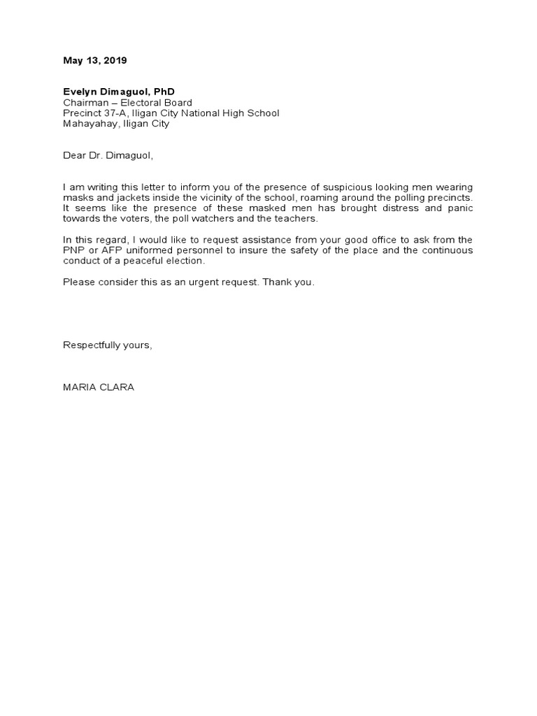 Election Letter | PDF