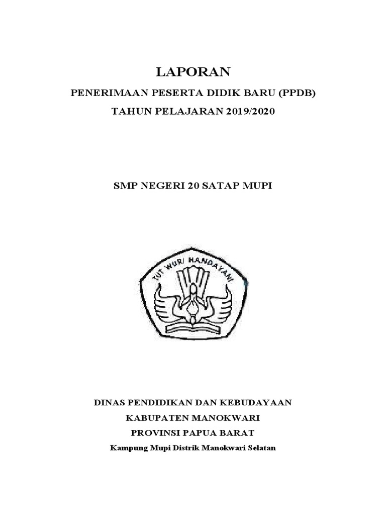 Laporan PPDB SMP | PDF