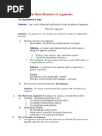LOGIC CHAPTER 5 - Lecture Note | PDF | Fallacy | Argument