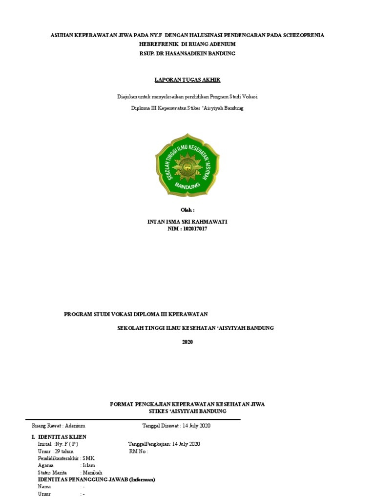 Askep KTI Jiwa | PDF