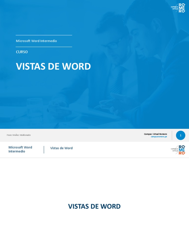 Vistas de Word PDF | PDF | Diseño web | Microsoft Word