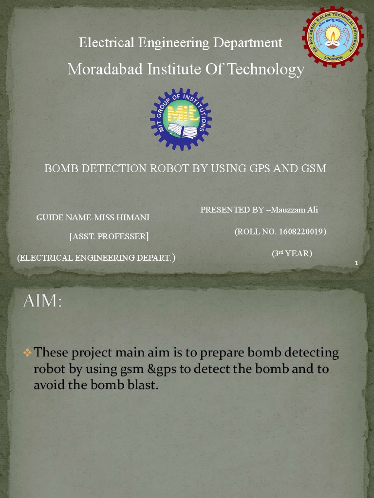 Bomb Detection Robot | PDF