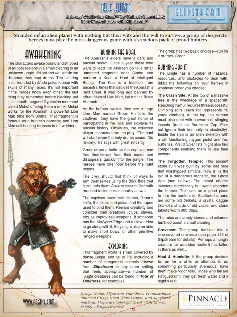 The Hunt Pdf Pdf Hunting Predation