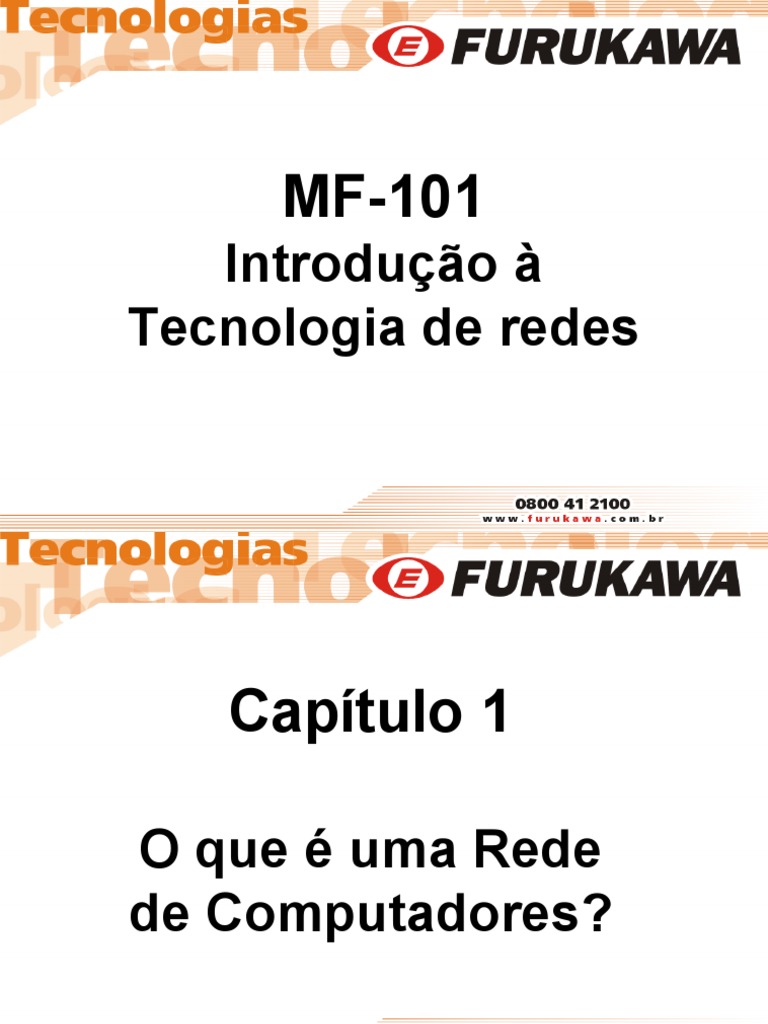 CURSO CABEAMENTO ESTRUTURADO FURUKAWA - Furukawa Certified Professional. FCP - FUND - MF101 ...