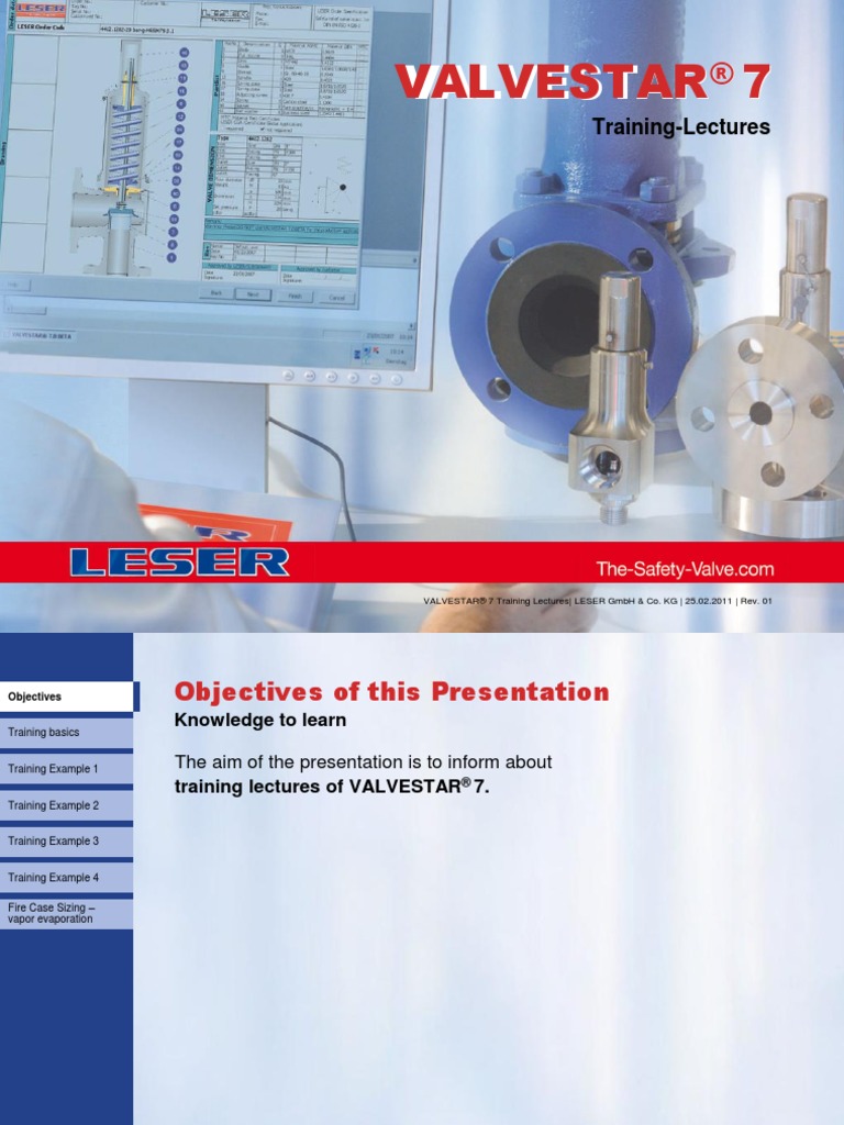 20-06 - Valvestar - Training Examples PDF | PDF | Evaporation | Vapor