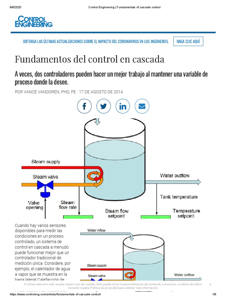 Control Engineering - Fundamentals of Cascade Control | PDF | Tanques ...