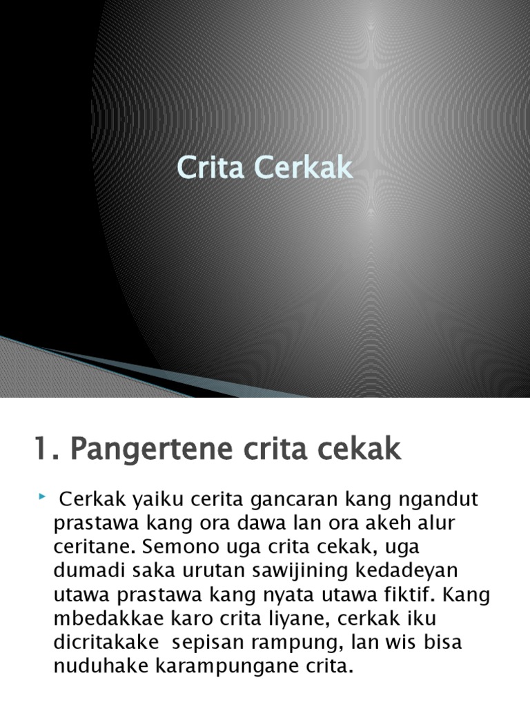 Crita Cerkak Kls X | PDF
