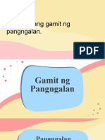 Ang Mga Gamit NG Pangngalan | PDF