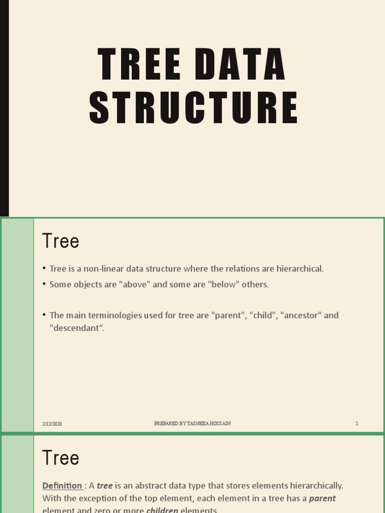 Tree Data Structure | PDF | Algorithms And Data Structures | Computer ...