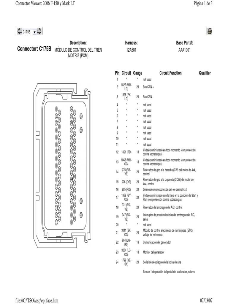C175B | PDF | Ingeniería de Transporte | Partes de vehículo