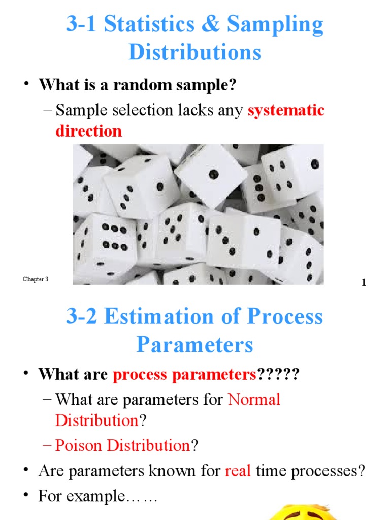 3-1 Statistics & Sampling Distributions: - What Is A Random Sample ...