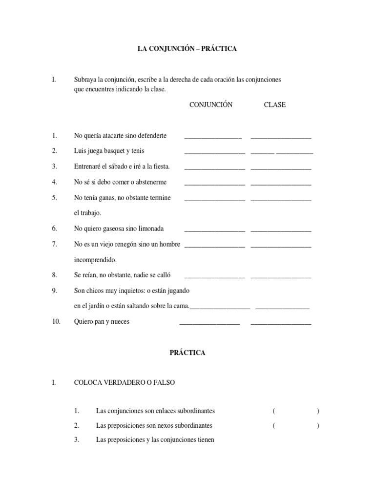 La Conjunción - Comunicación Integral | PDF | Gramática | Mecánica del lenguaje