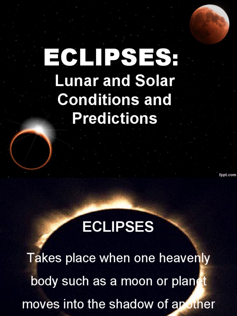 Eclipses: Lunar and Solar Conditions and Predictions | PDF | Eclipse ...