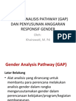 Matrik Model Gender Analysis Pathway (GAP) | PDF