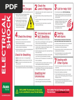 First Aid For Electric Shock Poster | PDF