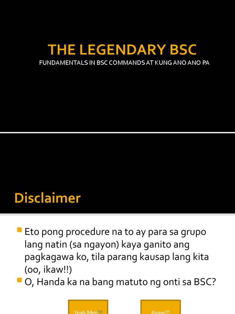 Nokia BSC Basic MML | PDF