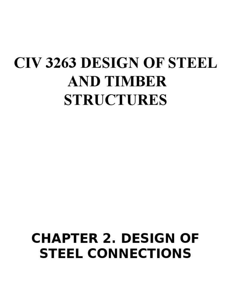 Design Steel Connections & Structures | PDF | Screw | Rivet