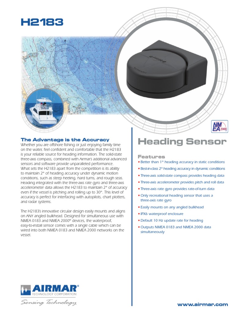 Heading Sensor: The Advantage Is The Accuracy | PDF | Gyroscope ...