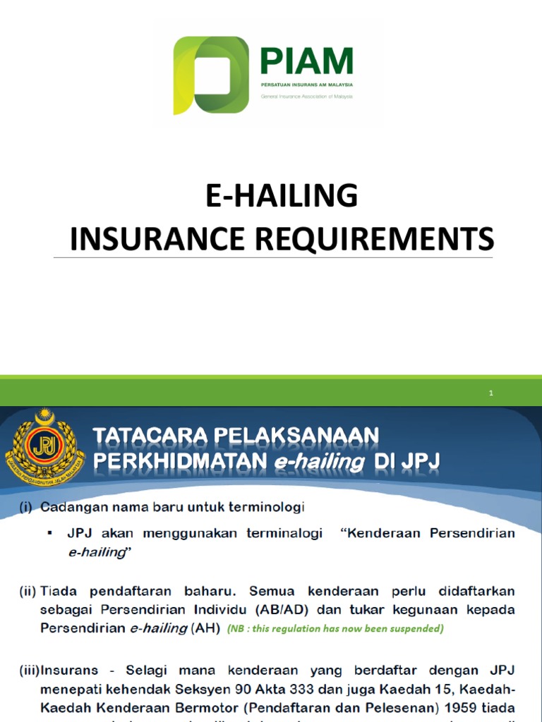 E Hailing Insurance Requirement PDF | PDF | Liability Insurance | Insurance