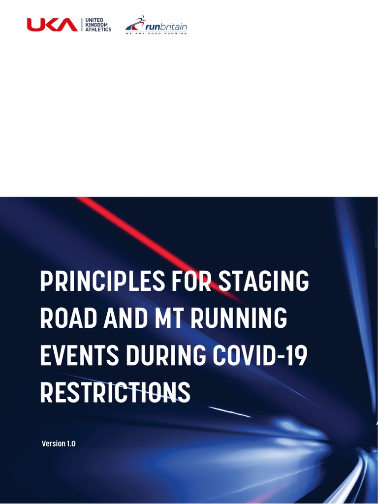 UKA Runbritain COVID19 v1 | PDF | Hygiene | Hand Washing