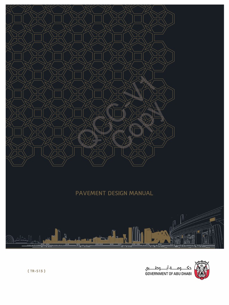 Pavement Design Manual TR-513 PDF | PDF | Road Surface | Road
