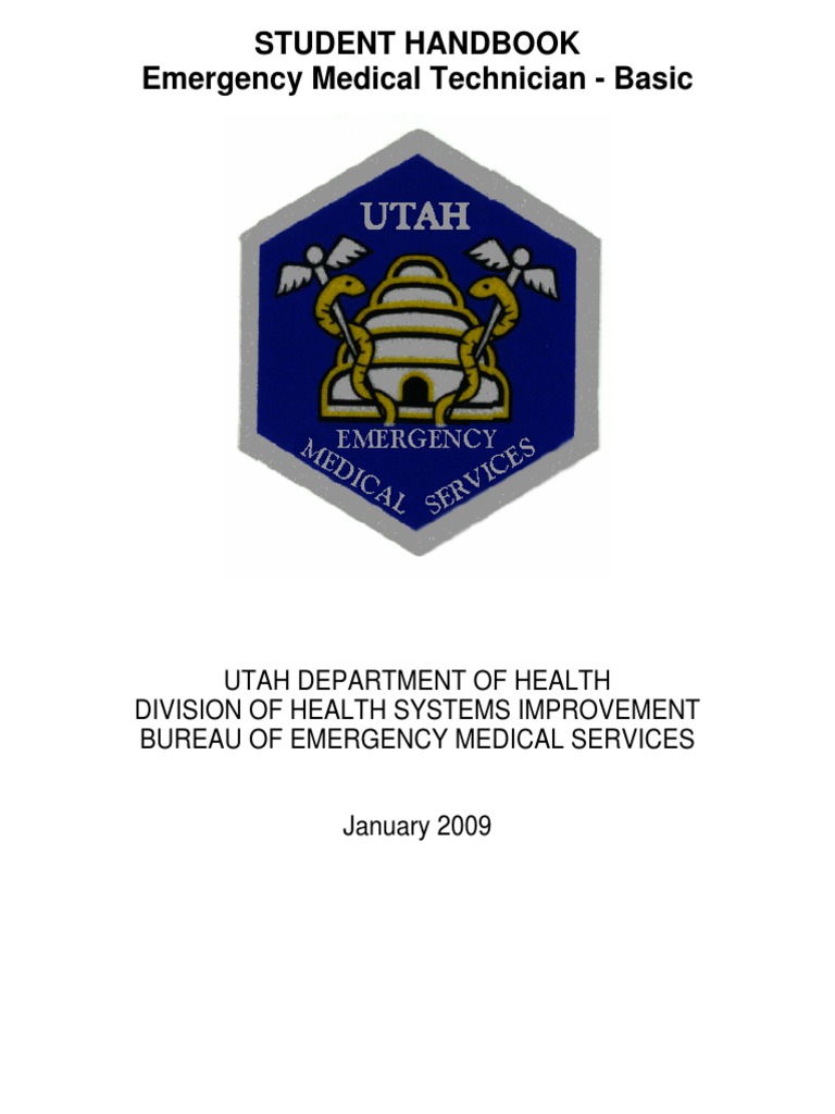 EMT-Basic Student Handbook | PDF | Emergency Medical Technician ...