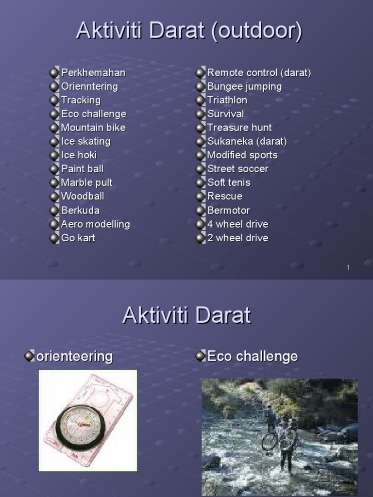 Aktiviti Darat | PDF