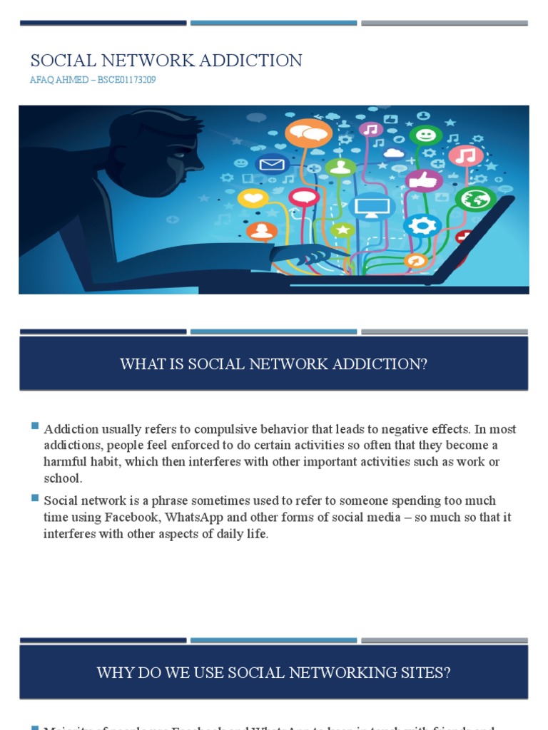 Social Network Addiction Presentation | PDF | Social Networking Service ...