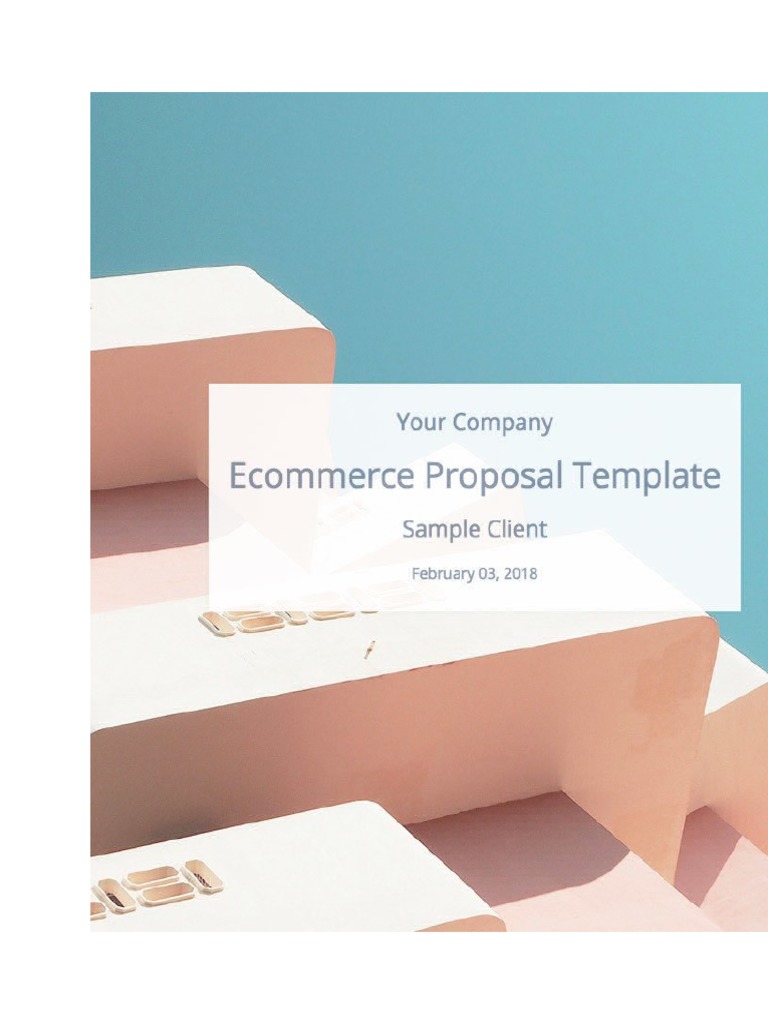 Ecommerce Website Proposal | PDF | E Commerce | Online Shopping