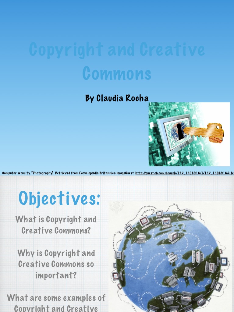 Ed1113 - Copyright and Creative Commons Powerpoint 3 | PDF | Creative ...