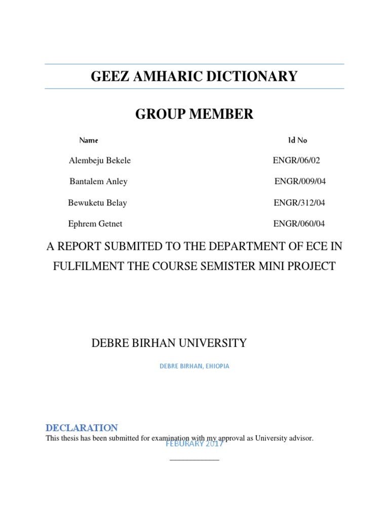 Semester Project Final Report - 1 | Download Free PDF | Software ...