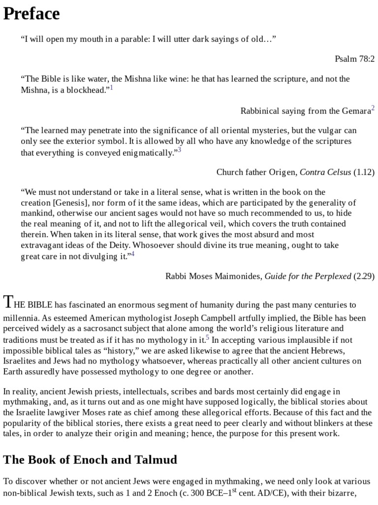 The Book of Enoch and Talmud | PDF | Book Of Enoch | Moses