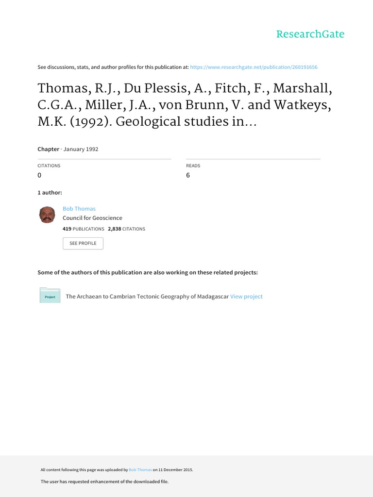 Thomas Et Al 1992 Balkema | PDF
