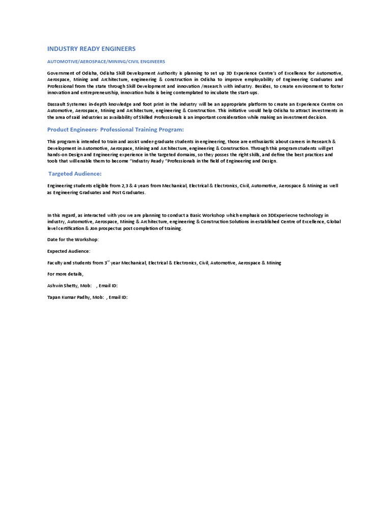 Industry Ready Engineers | PDF