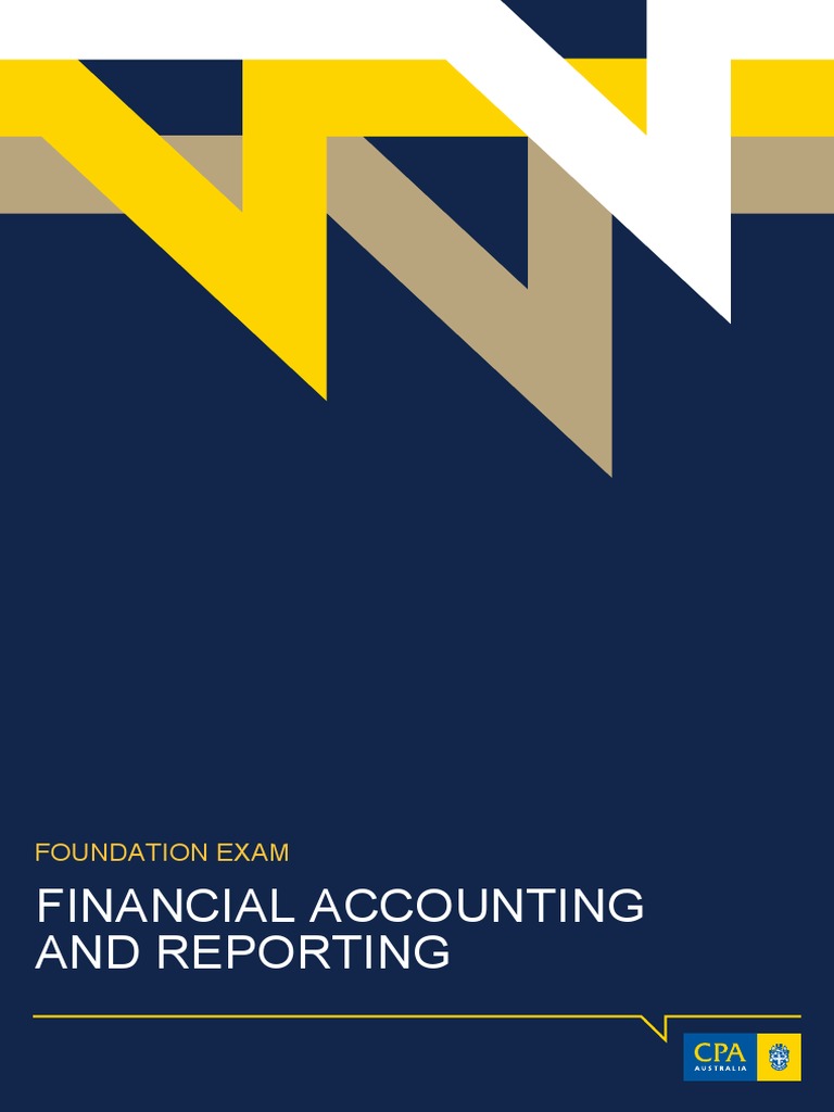 Financial Accounting and Reporting: Foundation Exam | PDF ...