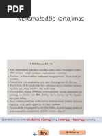 Veiksmac5beodc5beic5b3 Nuosakos | PDF