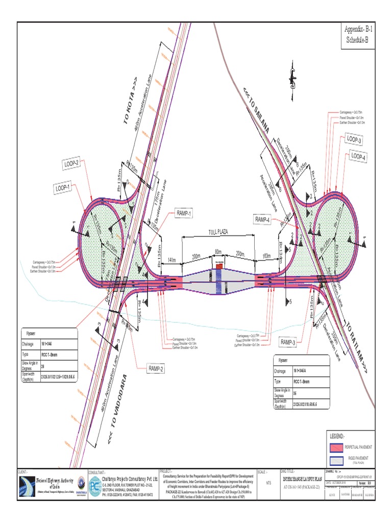 Interchange Layout & TCS - Pkg-22 | PDF | Road Infrastructure | Streets ...