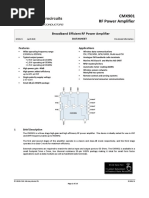 BK1198 Datasheet English | PDF | Frequency Modulation | Telecommunications