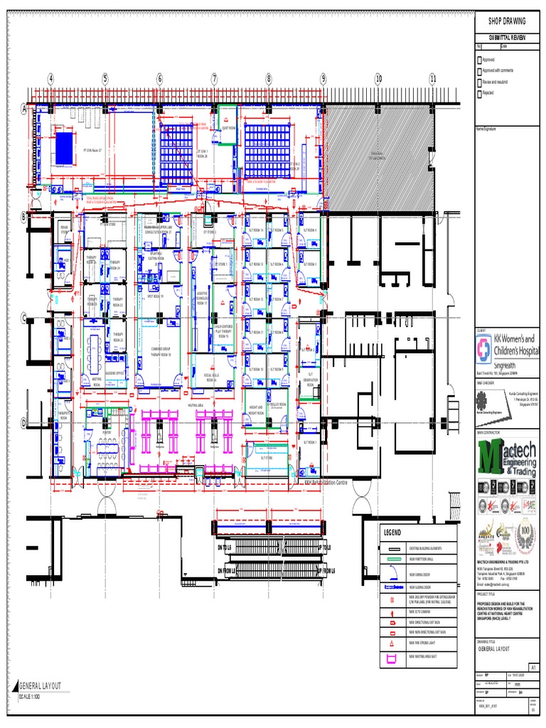 A101 - General Layout - A1 - 19.07 | PDF | Components | Building Materials