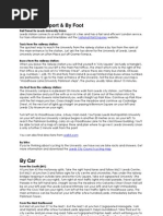 Brunel Campus Map | PDF | Road Transport | Rail Transport